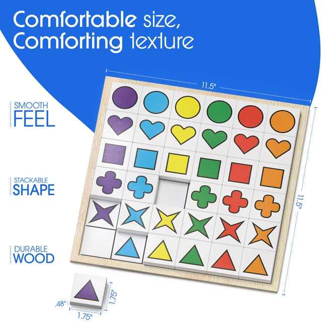 Match the Shapes Brain Game for Dementia | Large Set | Dementia Product ...