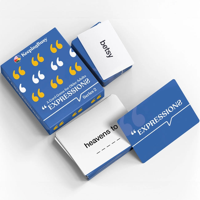 Expressions Easy Card Games for Seniors Set 2 | Card Games for Dementia ...